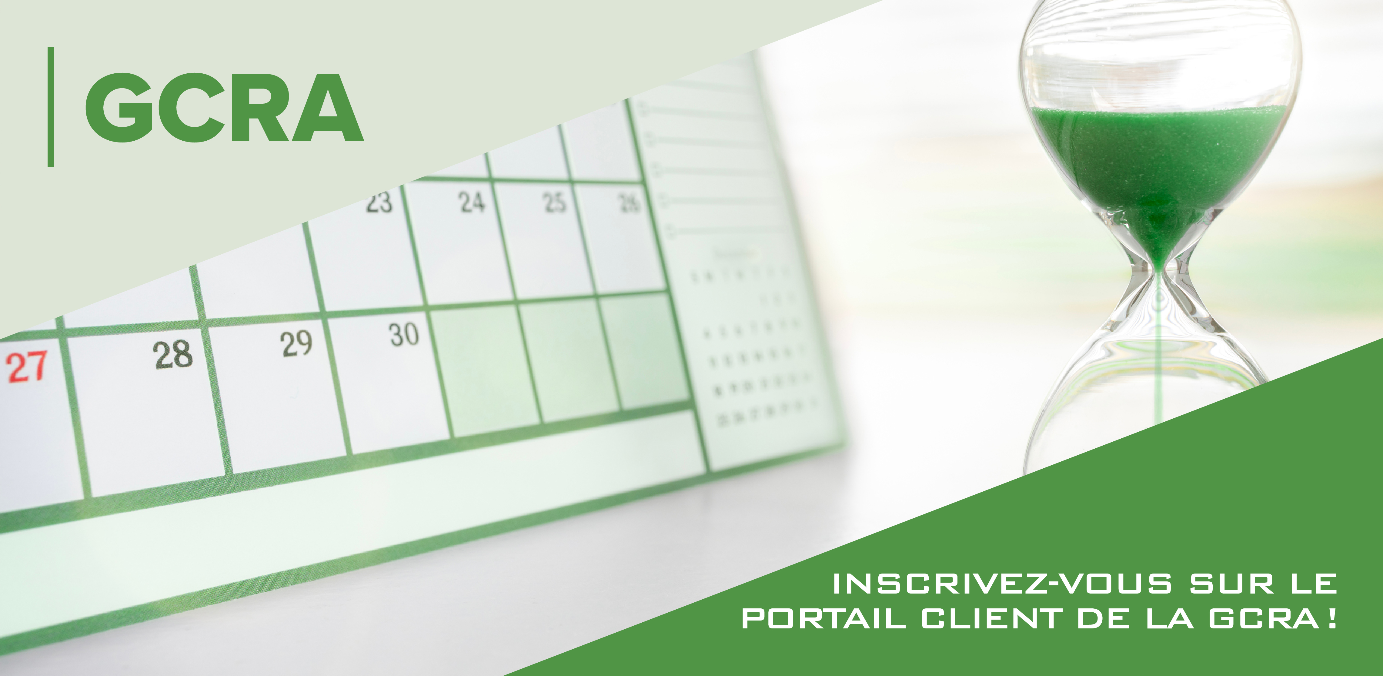 Inscrivez-vous sur le portail client de la GCRA dès aujourd'hui
